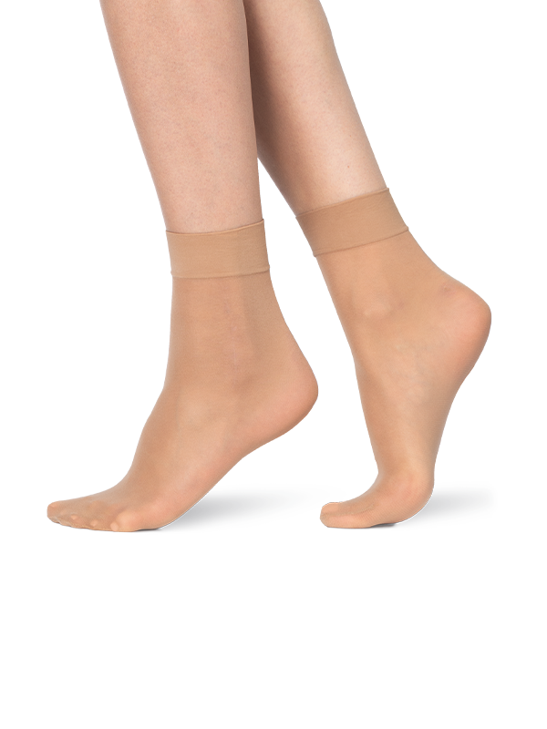Norlyn Comfy 20 DEN nilkkasukat – Hiekka